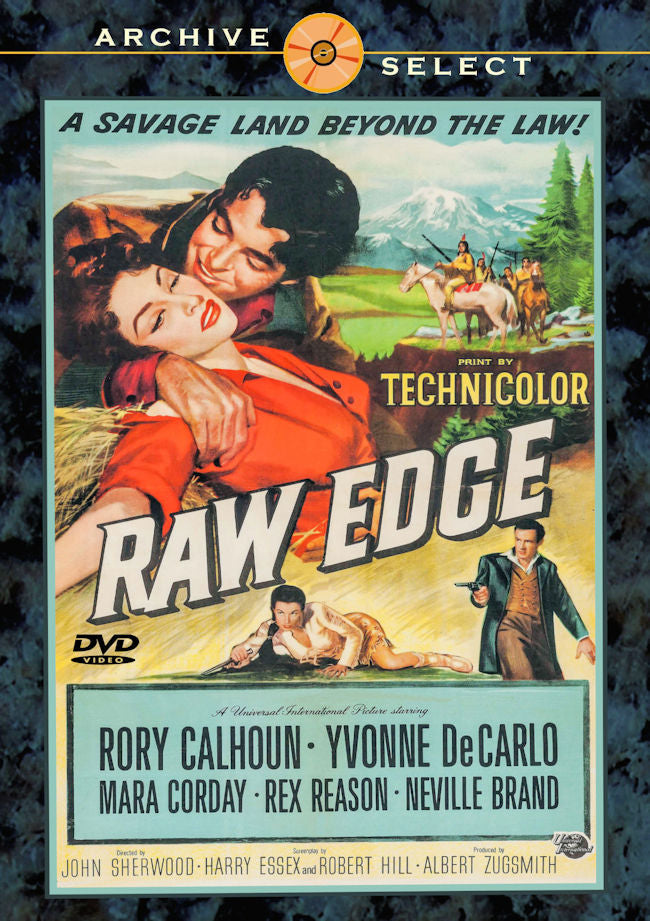 Raw Edge 1956 DVD Rory Calhoun Yvonne De Carlo Rex Reason – Abbey Flicks