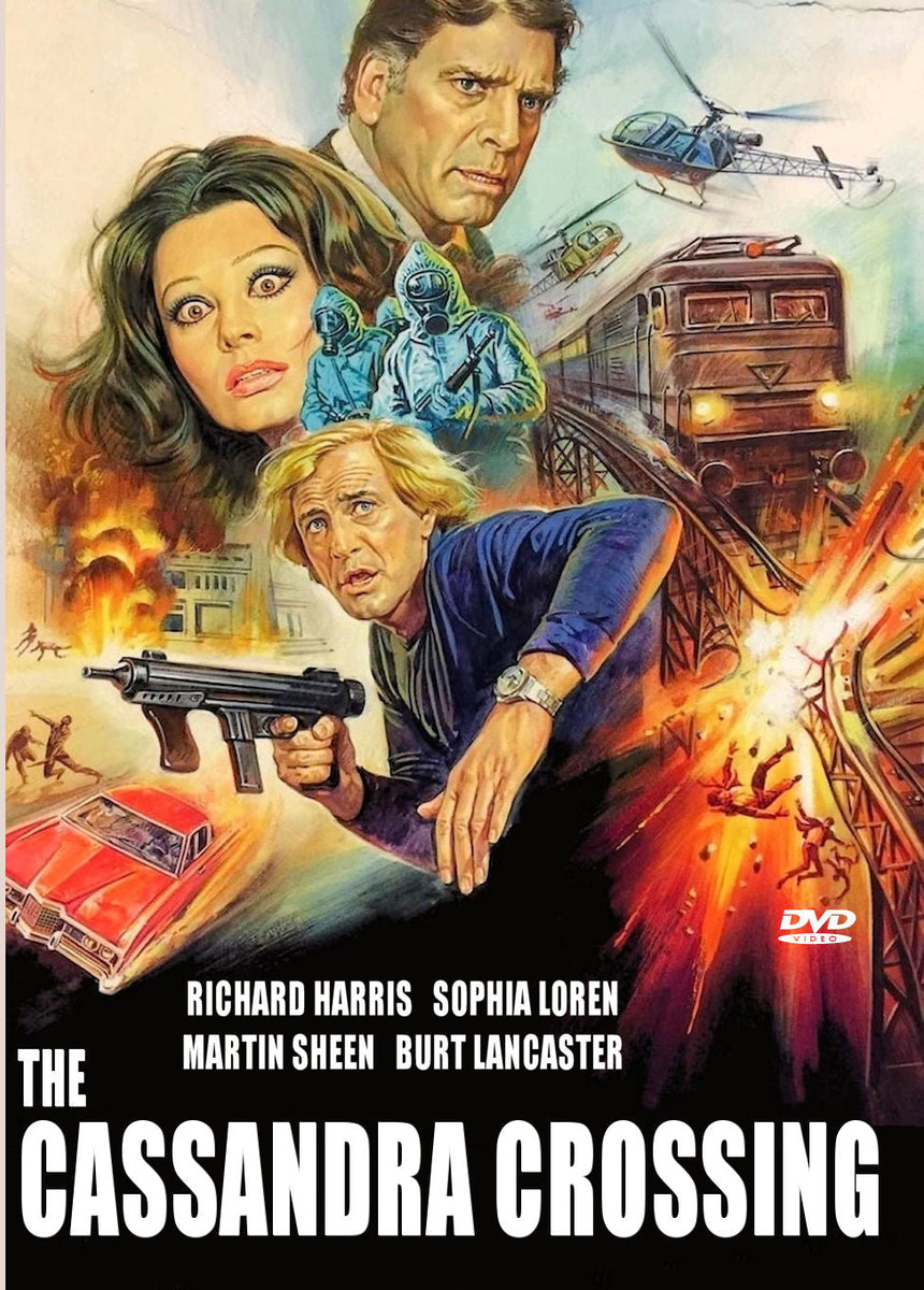 Cassandra Crossing 1977 DVD Sophia Loren Richard Harris Burt Lancaster ...
