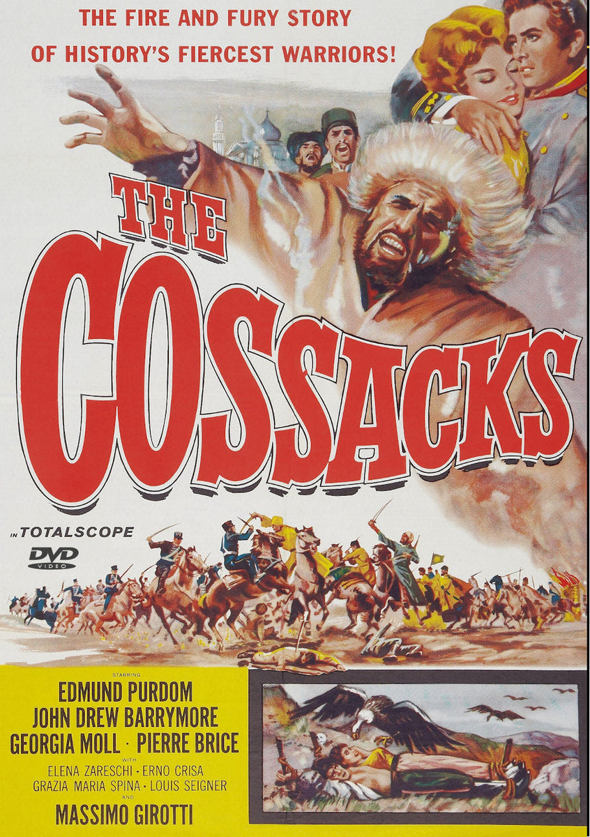 The Cossacks (1960) DVD Edmund Purdom John Drew Barrymore Giorgia Moll ...
