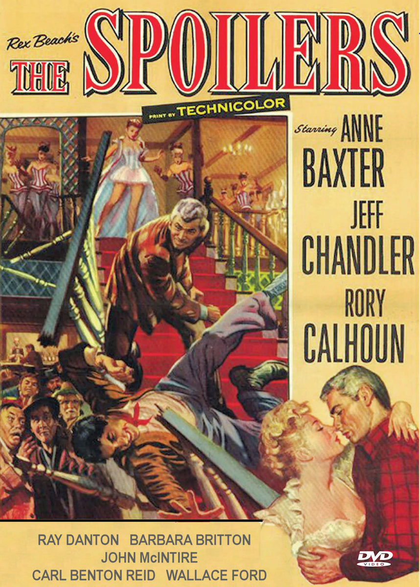 The Spoilers (1955) Anne Baxter Jeff Chandler Rory Calhoun Ray Danton ...